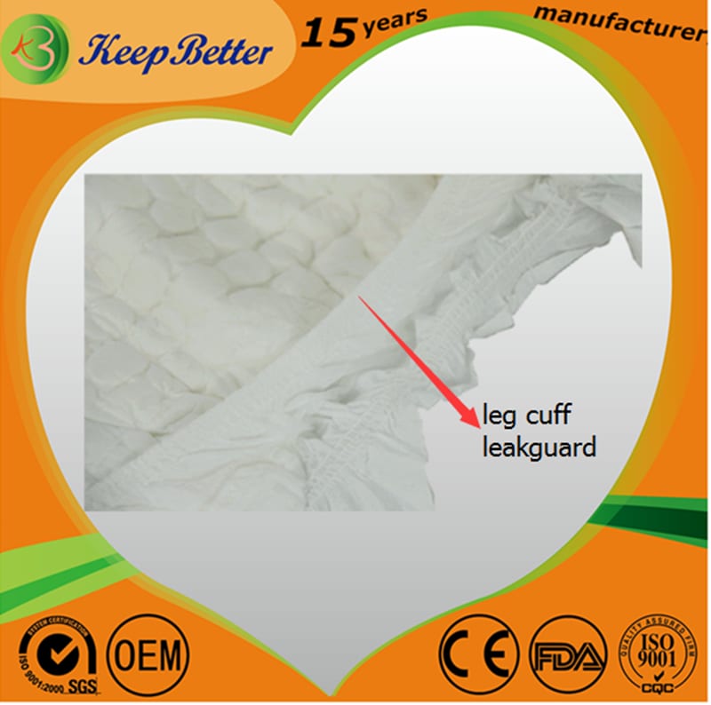 Soft Disposable Adult Diaper with Leak Guard China Disposable Adult ...